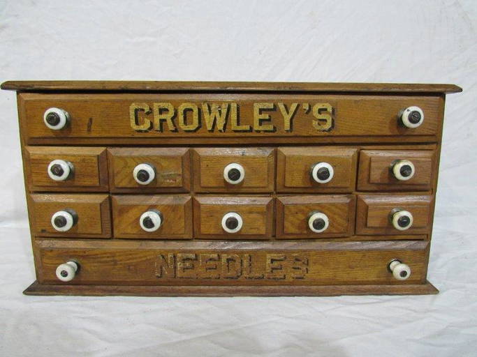 12 Drawer Crowley's Needles Cabinet