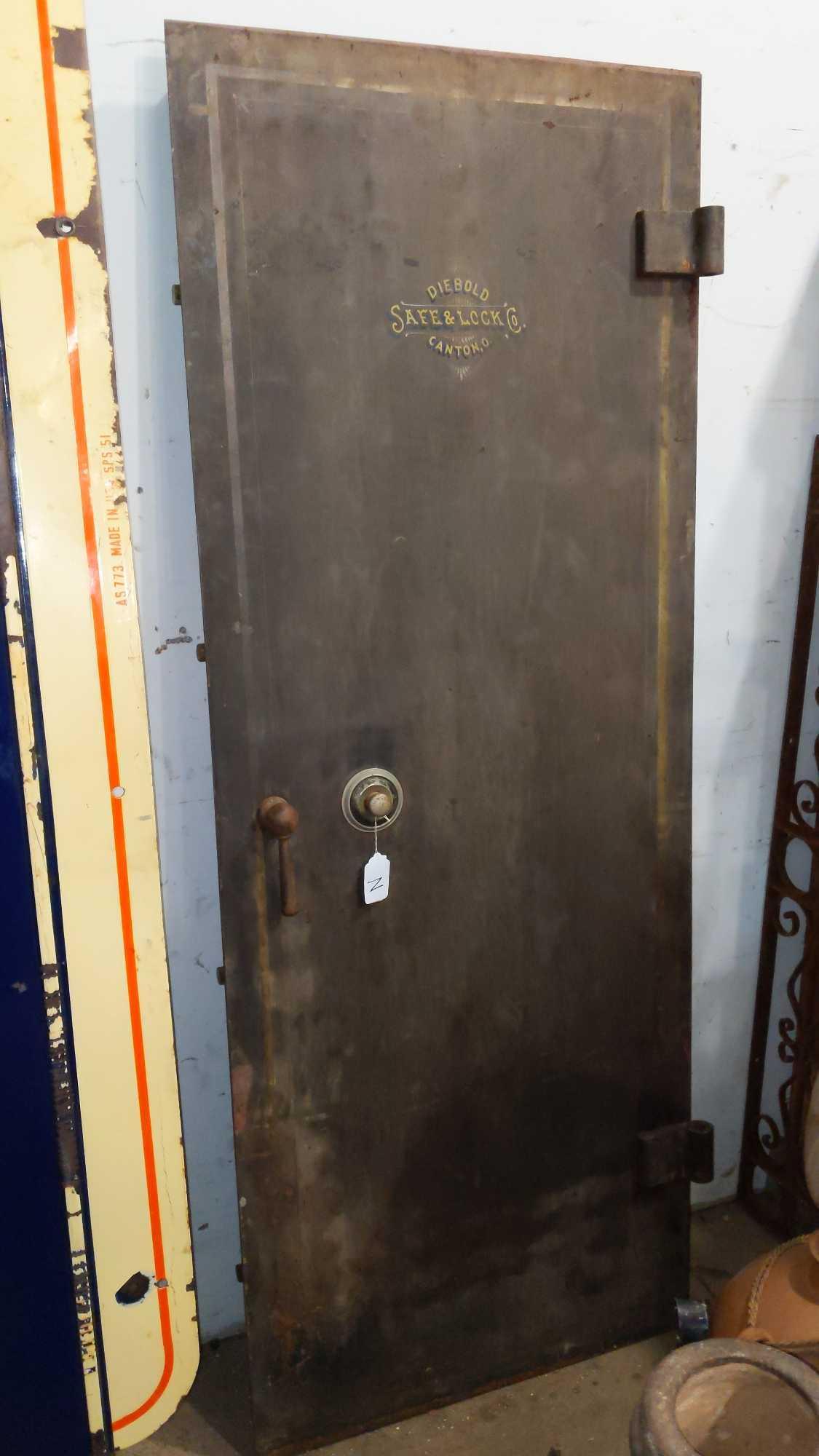 Diebold Safe & Lock Co. Heavy Metal Safe Door