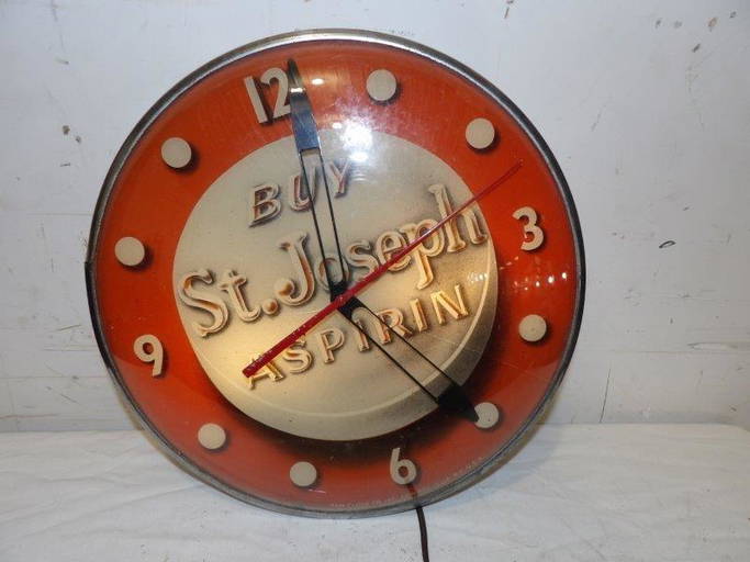 Buy St. Joseph Aspirin Pam Clock