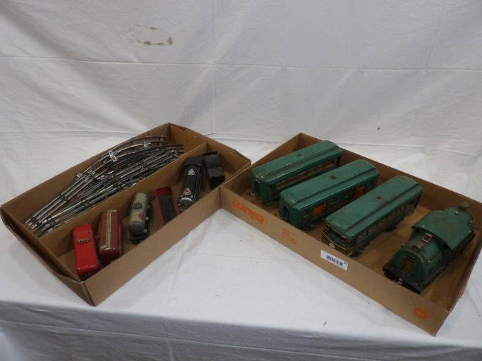 Lionel G Scale 4 Pc. & Marx 6 Pc. Train Sets