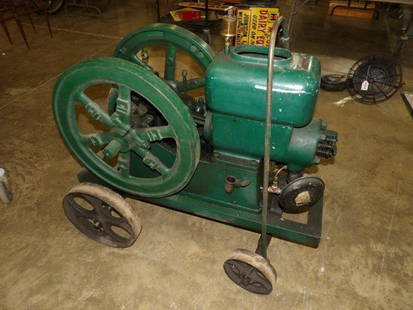 An Alamo Mfg 3 1/2 Horsepower Hit And Miss Engine