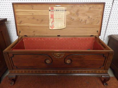Vintage Ed Roos Sweetheart Cedar Chest