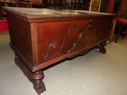 Vintage Ed Roos Sweetheart Cedar Chest