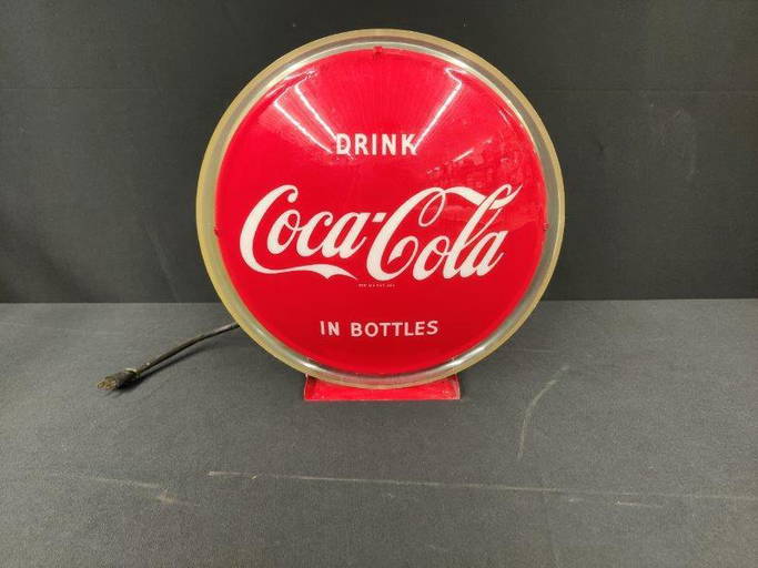 Light Up Coca Cola Sign