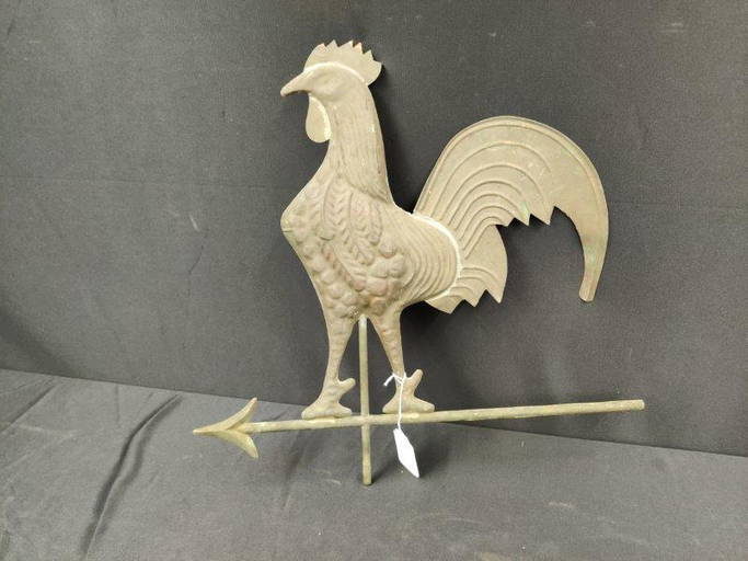 Copper Rooster Weather Vane Topper (#0152) on Jan 31, 2022 | Atlee ...