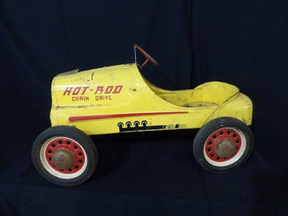 Vintage Garton Chain Drive Hot Rod Pedal Car