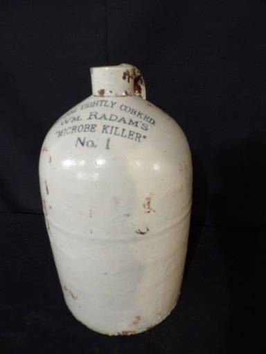 Wm. Radam's "microbe Killer" Jug