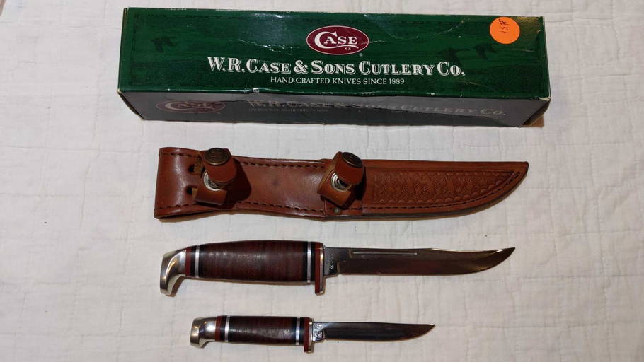 Case Xx Twin Finn Fixed Blade 2 Knife Set 00372