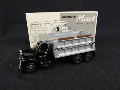First Gear Morton Salt 1960 Model B 61 Mack Dump Truck