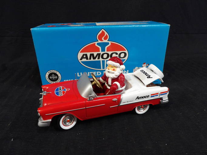 GEAR BOX AMOCO LIM. EDITION '55 CHEVY BEL AIR PEDAL CAR W/ SANTA (#0312 ...