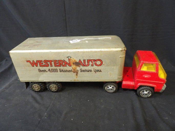 Tonka Western Auto Truck And Trailer