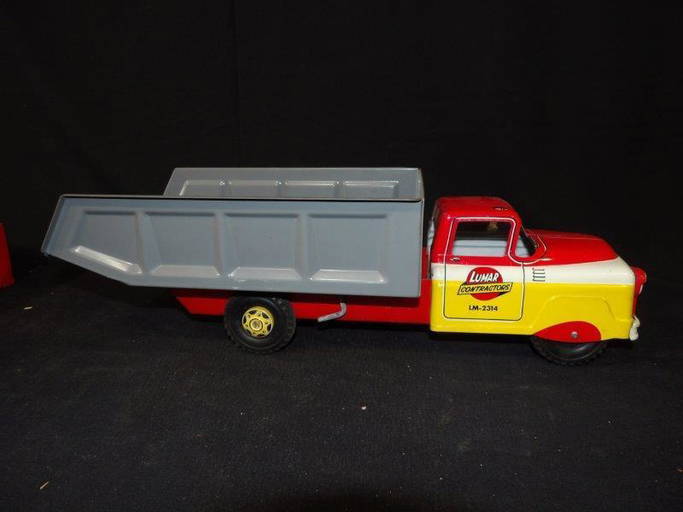 Vintage Marx Lumar Contractors Lm 2314 Manual Dump Construction Truck