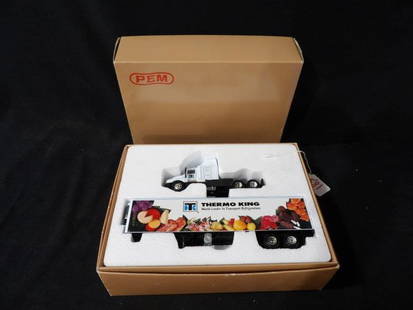 Pem Thermo King Advertising Promotional Model Truck And Trailer