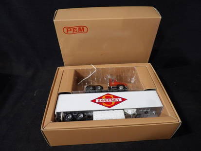 Pem Sweeney Advertising Promotional Model Truck And Trailer