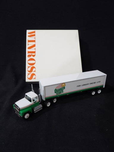 Winross Quaker State Promotional Model Truck And Trailer