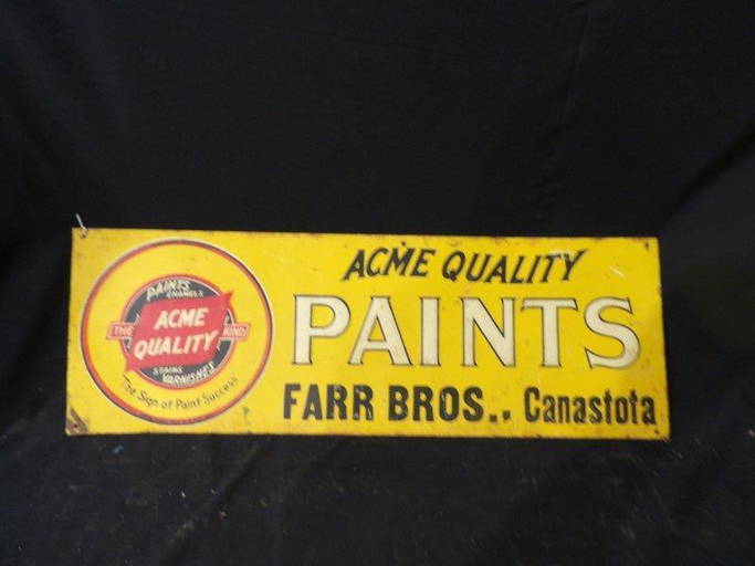 Sst Acme Quality Paints Sign