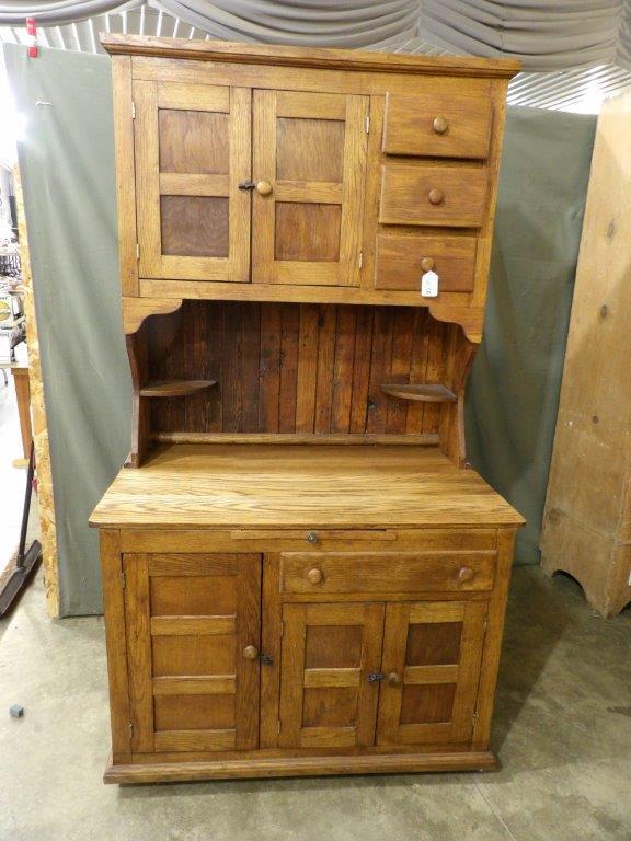 Oak Bakers Cabinet