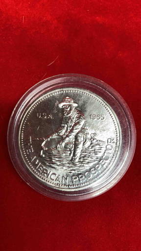 1985 American Prospector Silver Round