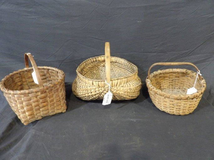 3- Early split oak baskets (#0234) on Dec 27, 2022 | Atlee Raber ...