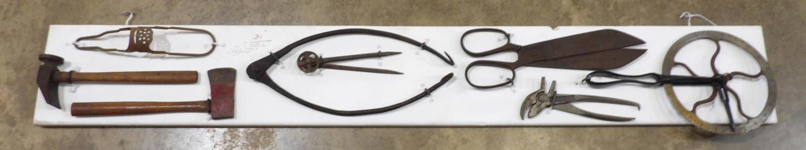Display of antique tools (#0516) on Dec 27, 2022 | Atlee Raber Auctions ...
