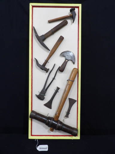 Display of antique tools (#0517) on Dec 27, 2022 | Atlee Raber Auctions ...