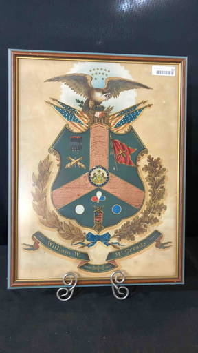 William W McCready Coat of Arms - Dec 27, 2022 | Atlee Raber Auctions in OH