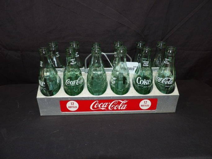 Coca Cola 12 Pack Carrier With Bottles