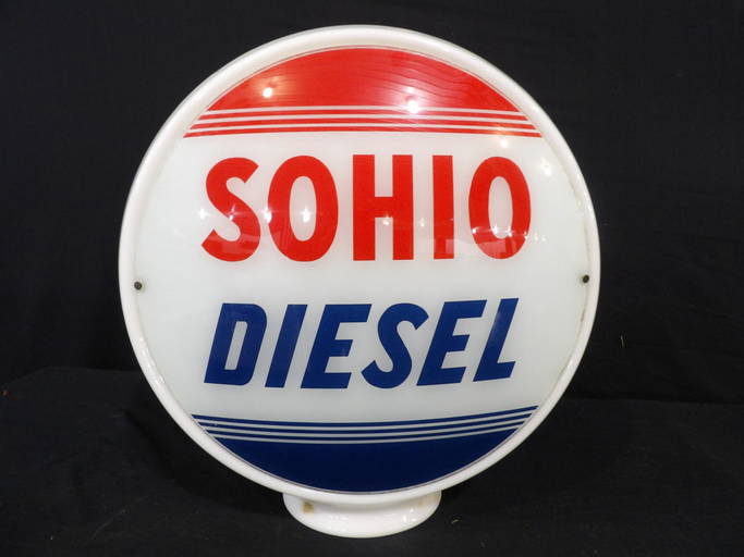 Sohio Diesel gas pump globe (#1167) on Dec 28, 2022 | Atlee Raber ...