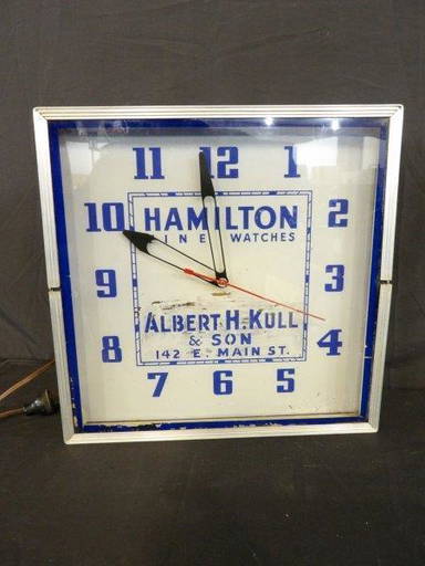 Hamilton Fine Watches lighted Lackner clock (#1238) on Dec 28, 2022 ...