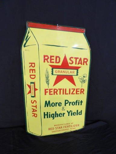 SST Red Star Fertilizer embossed sign (#1254) on Dec 28, 2022 | Atlee ...