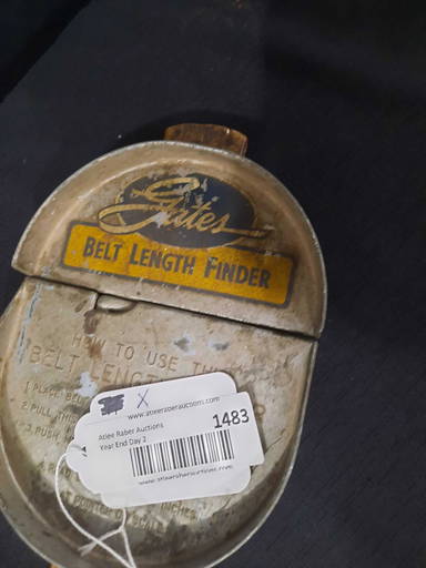 GATES V BELT LENGTH FINDER WOOD MEASURING TOOL (#1483) on Dec 28, 2022 ...