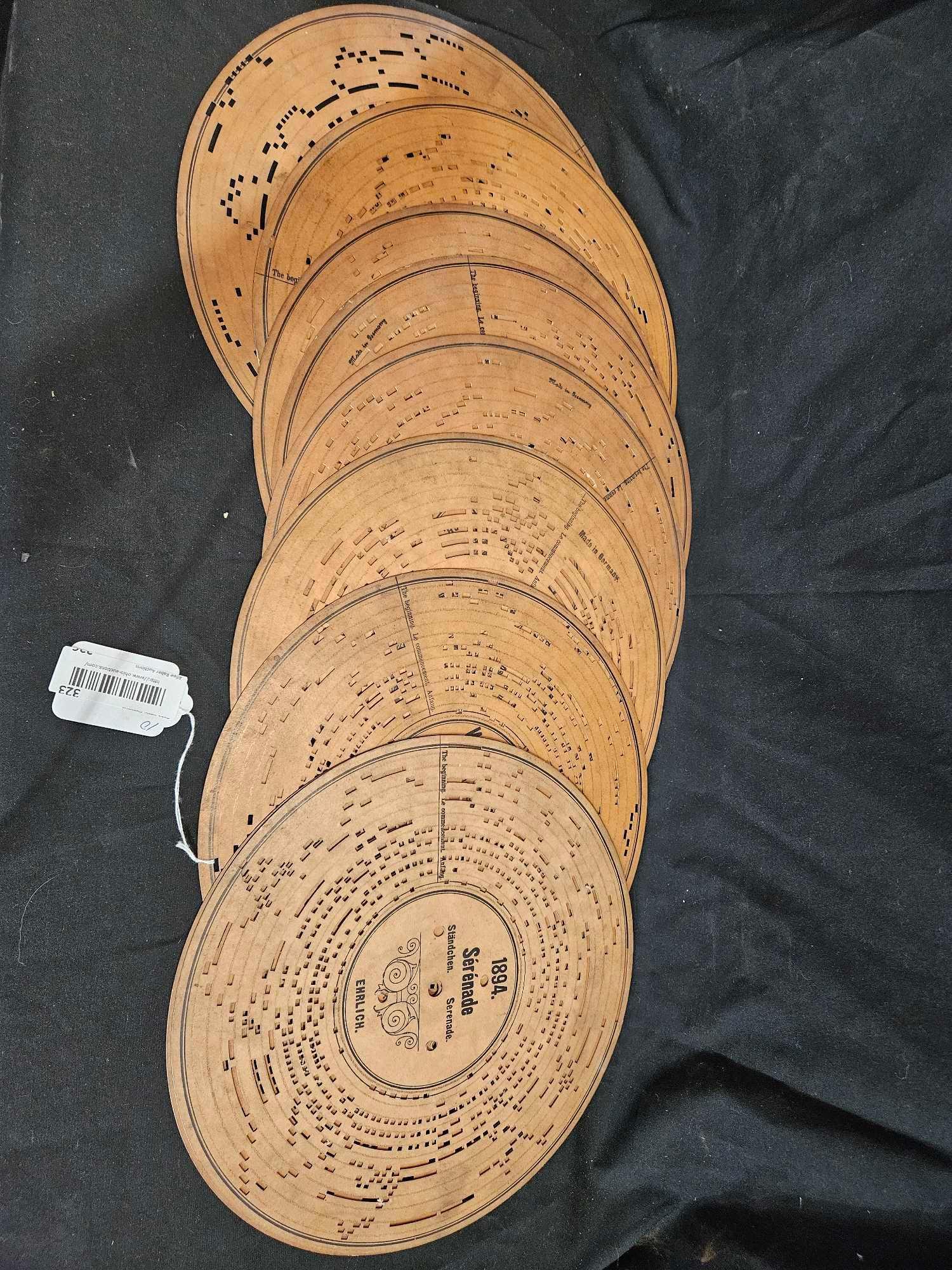 Organ Ariston Organette Cardboard Discs