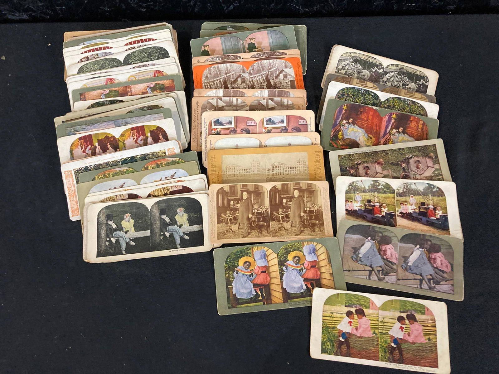 Stereo Viewer Cards Auction