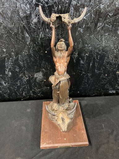 Conjuring Back The Buffalo Statue