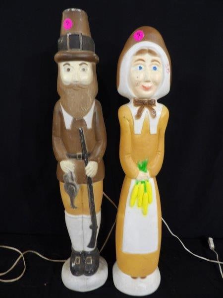 Empire Don Featherstone Signed Pilgrim Blow Molds