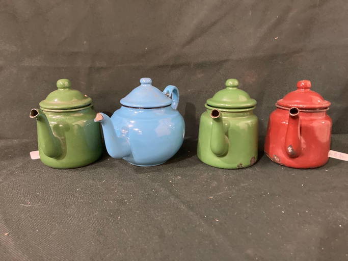 Mini Enamel Tea Pots
