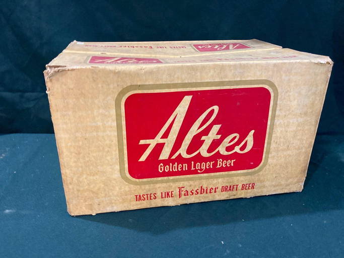 Altes Golden Lager Cardboard Beer Box