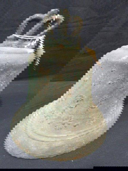 Late 1700s Early 1800s Decorated Bronze Bell Auction