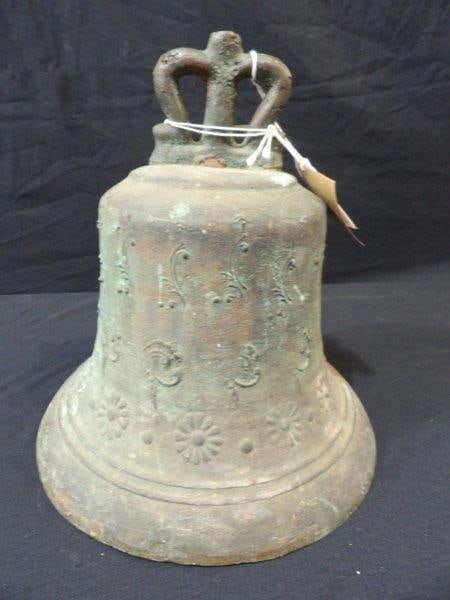 Late 1700s Early 1800s Decorated Bronze Bell Auction
