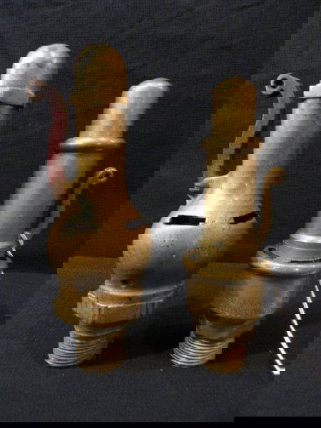 2- Small Brass Steam Whistles Auction