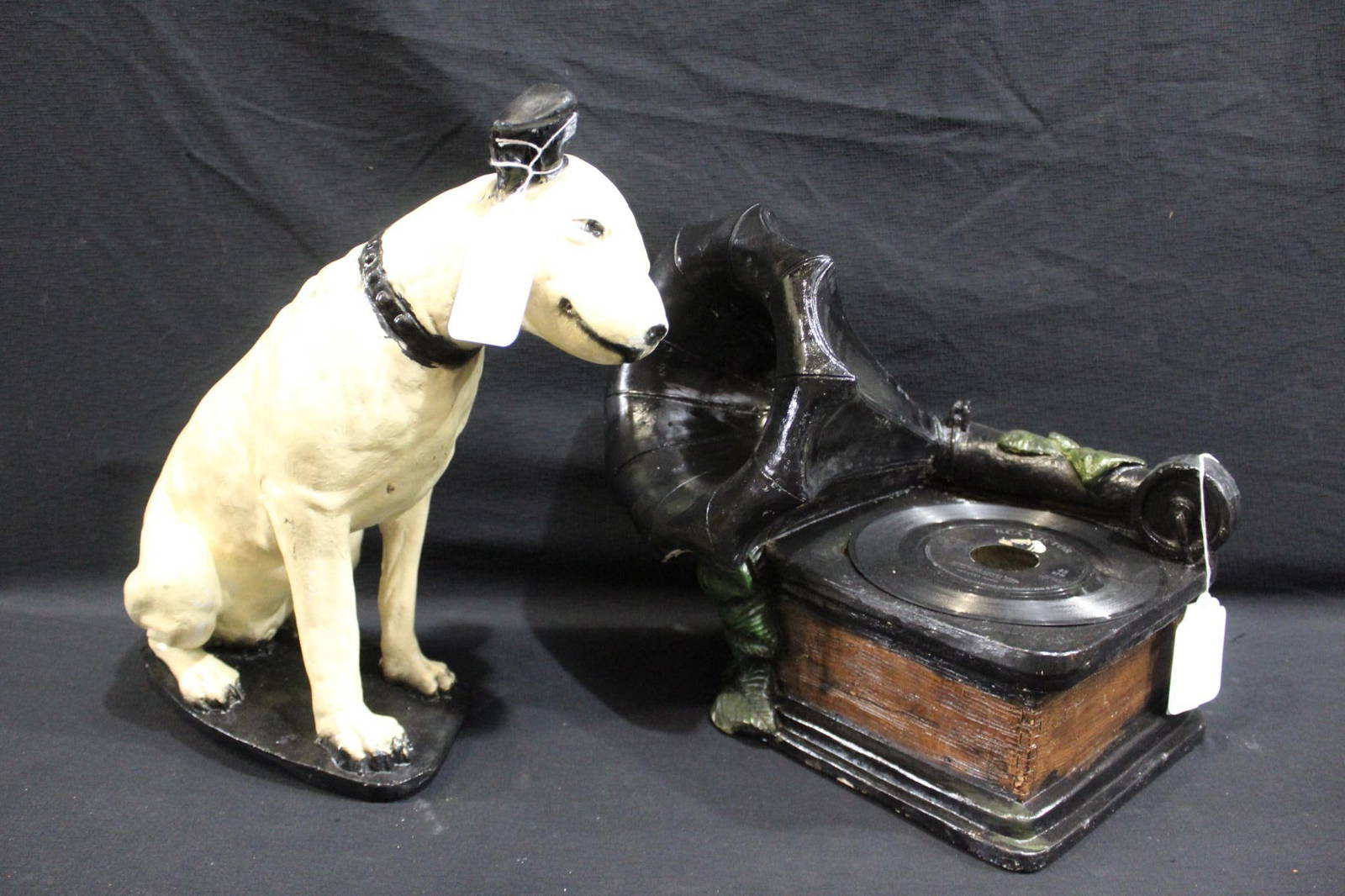 Rca Victor Phonograph & Nipper Composition Display Auction