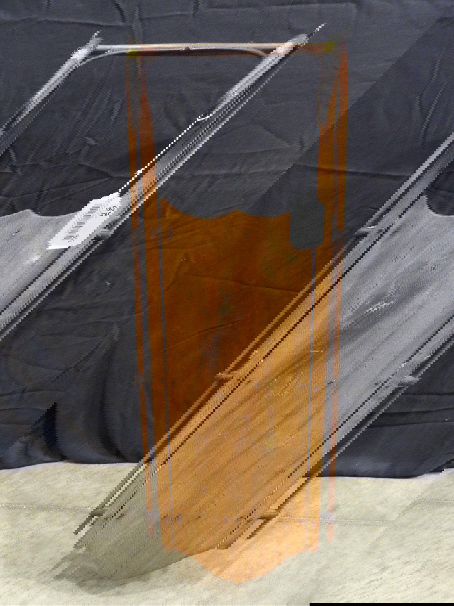 Outstanding Early Sled With Swan Handles Auction