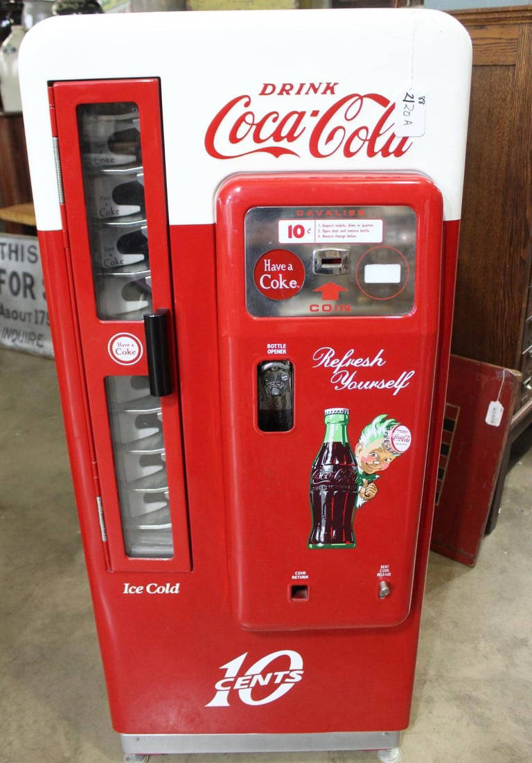 Restored Cavalier Cs-72 Coca-cola Machine Auction