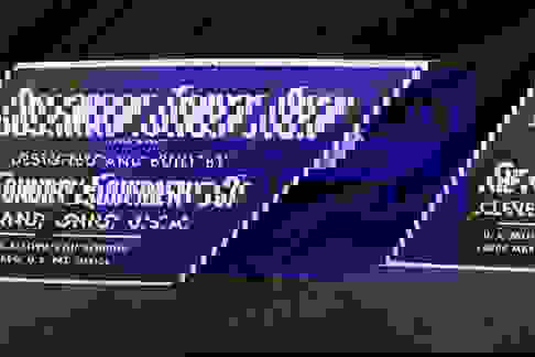 Ssp Coleman Tower Oven Sign Auction