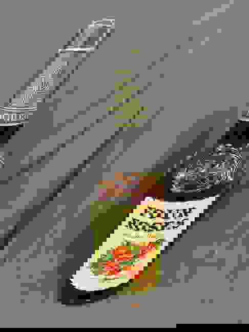 Four Roses Whiskey Large Glass Bottle Auction