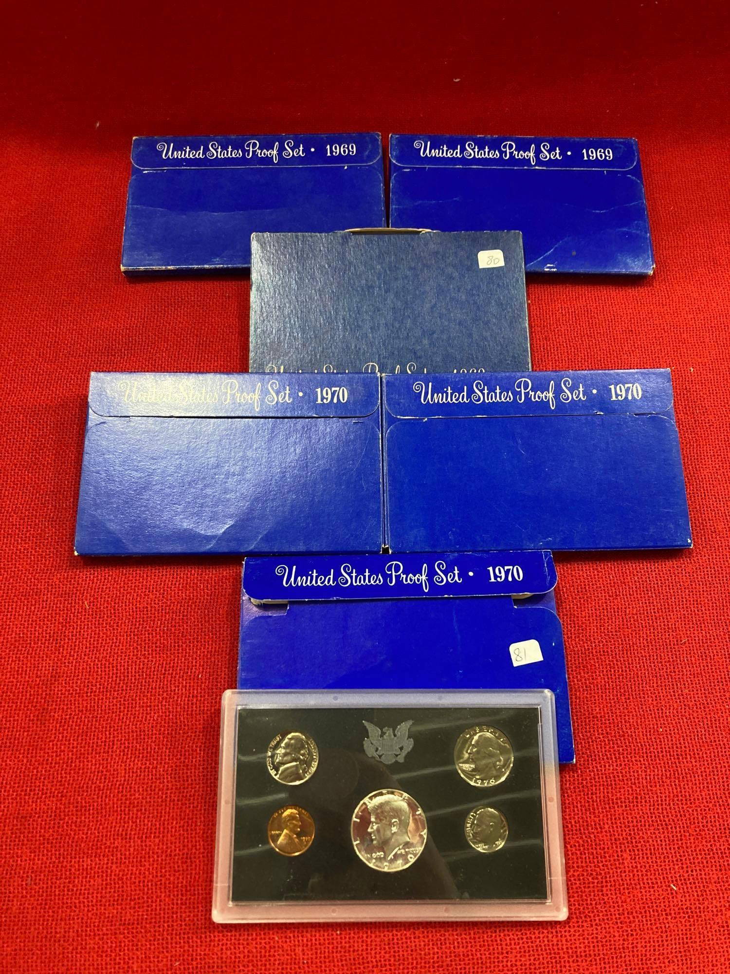 1969 And 1970 Proof Sets Auction
