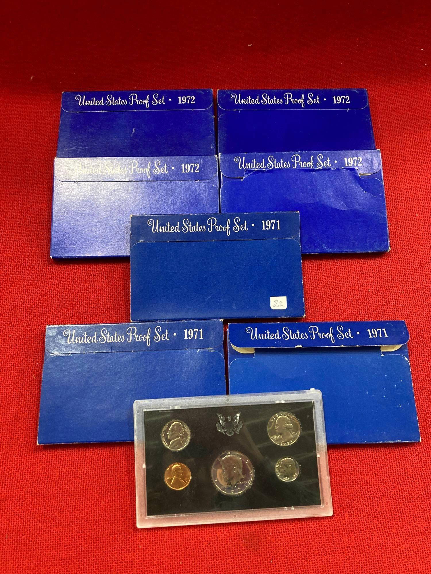 1971 And 1972 Proof Sets Auction