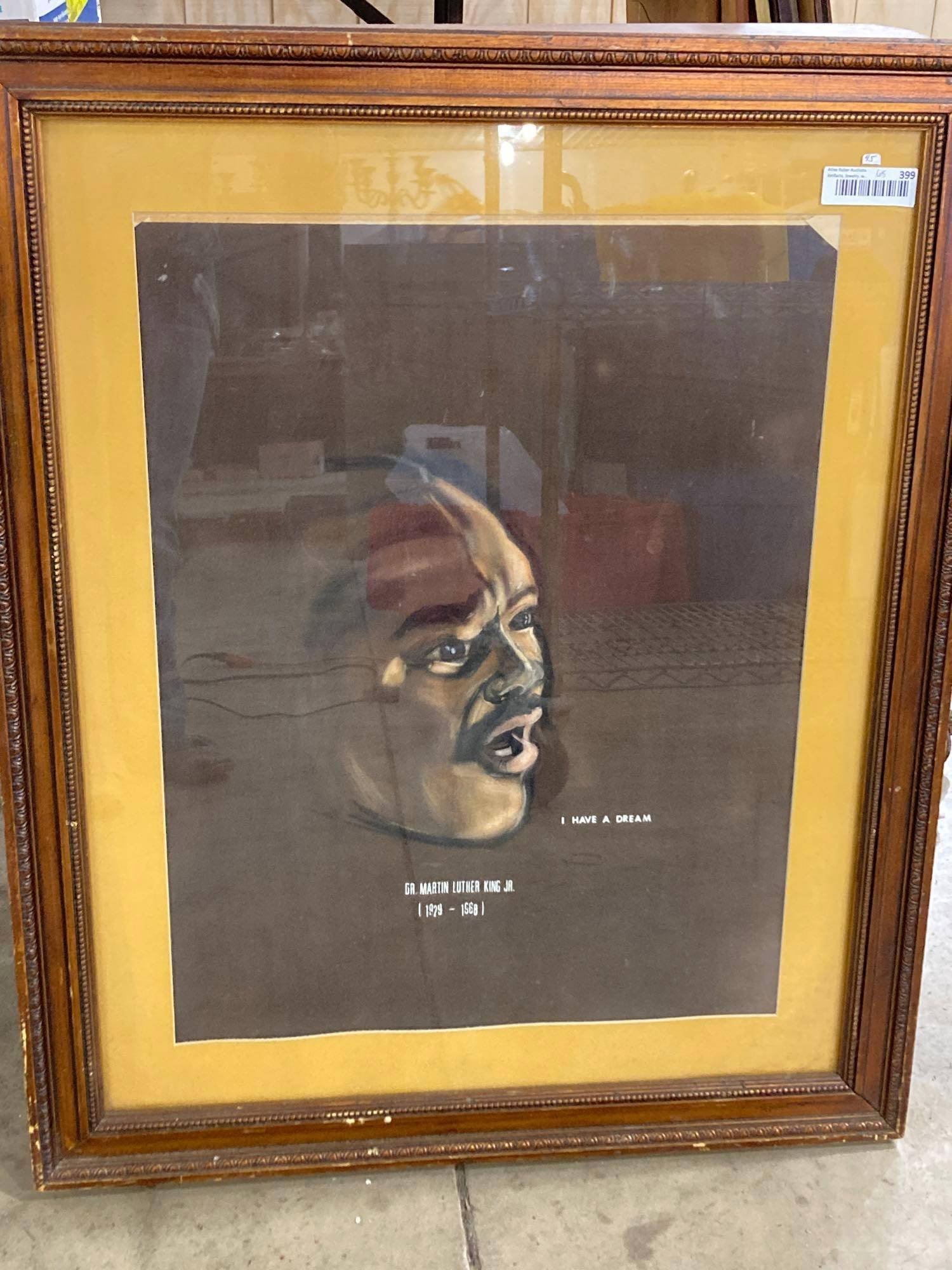Martin Luther King Chalk Drawing Auction