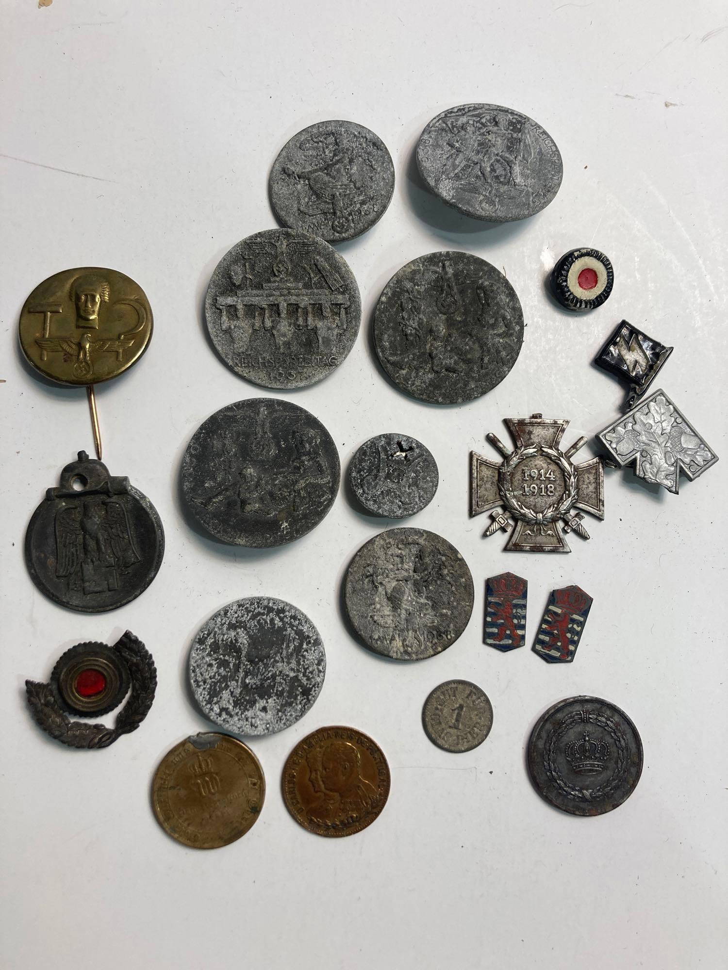 German Nazi Badges And Misc Tokens Auction