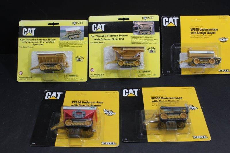 Assorted Lot Of Ertl And Norscot Cat Scale Model Heavy Equipment ...